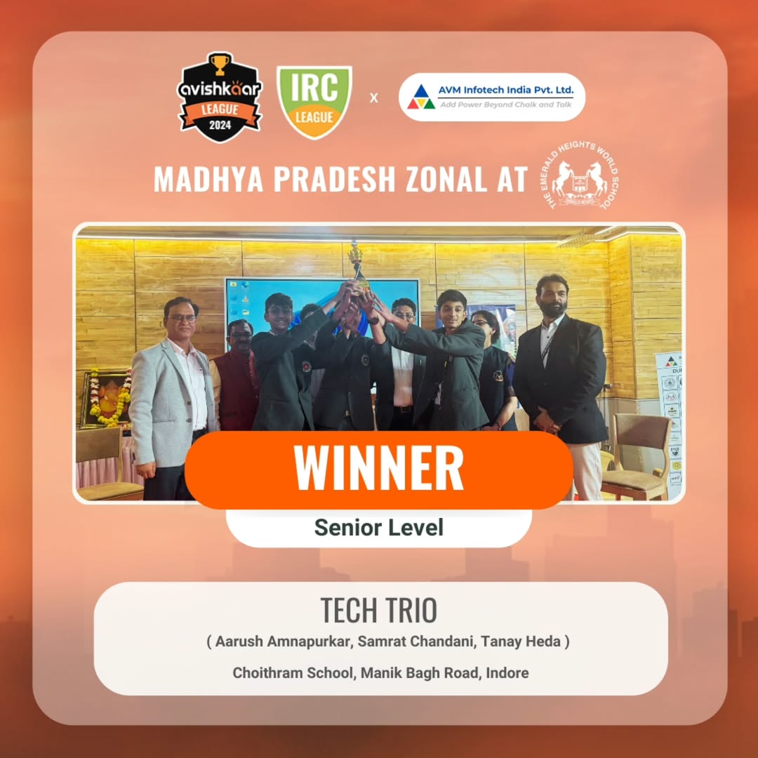 IRC 2024 Tech Trio Arena Run - Avishkaar Project